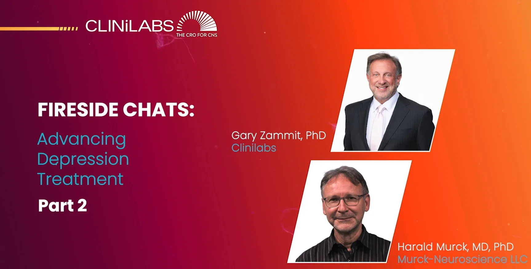 Clinilabs Fireside Chat | Advancing Depression Treatment | Part 2 ...